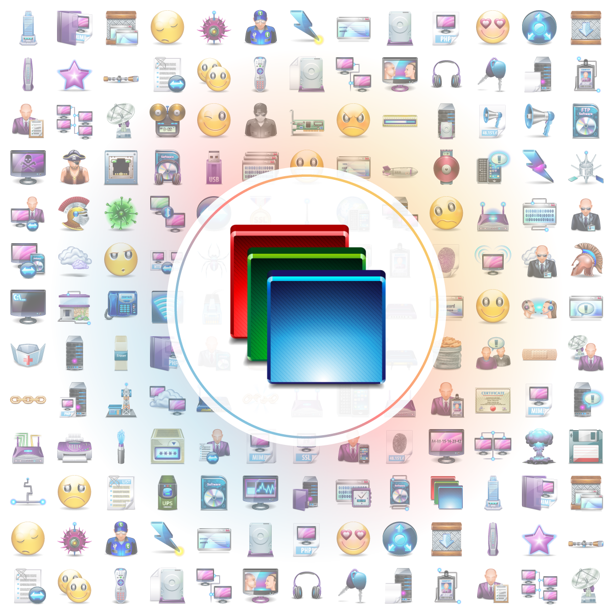 Osi model Icon - Iconshock