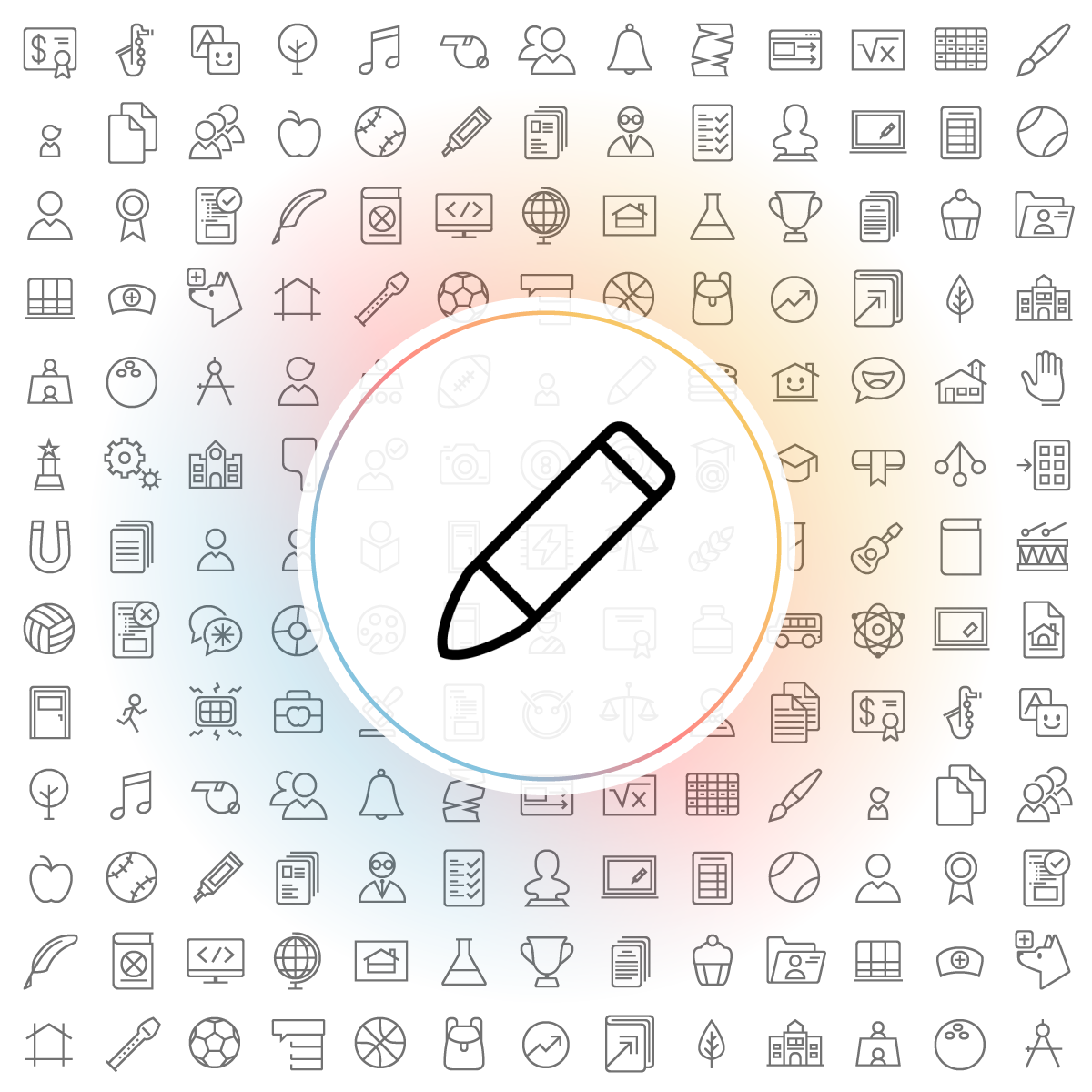 Monochromatic Icons - Iconshock