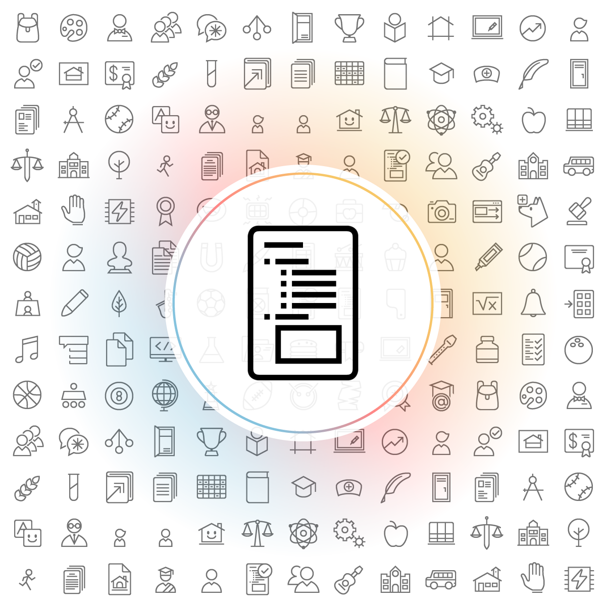 Standardized test Icons - Iconshock