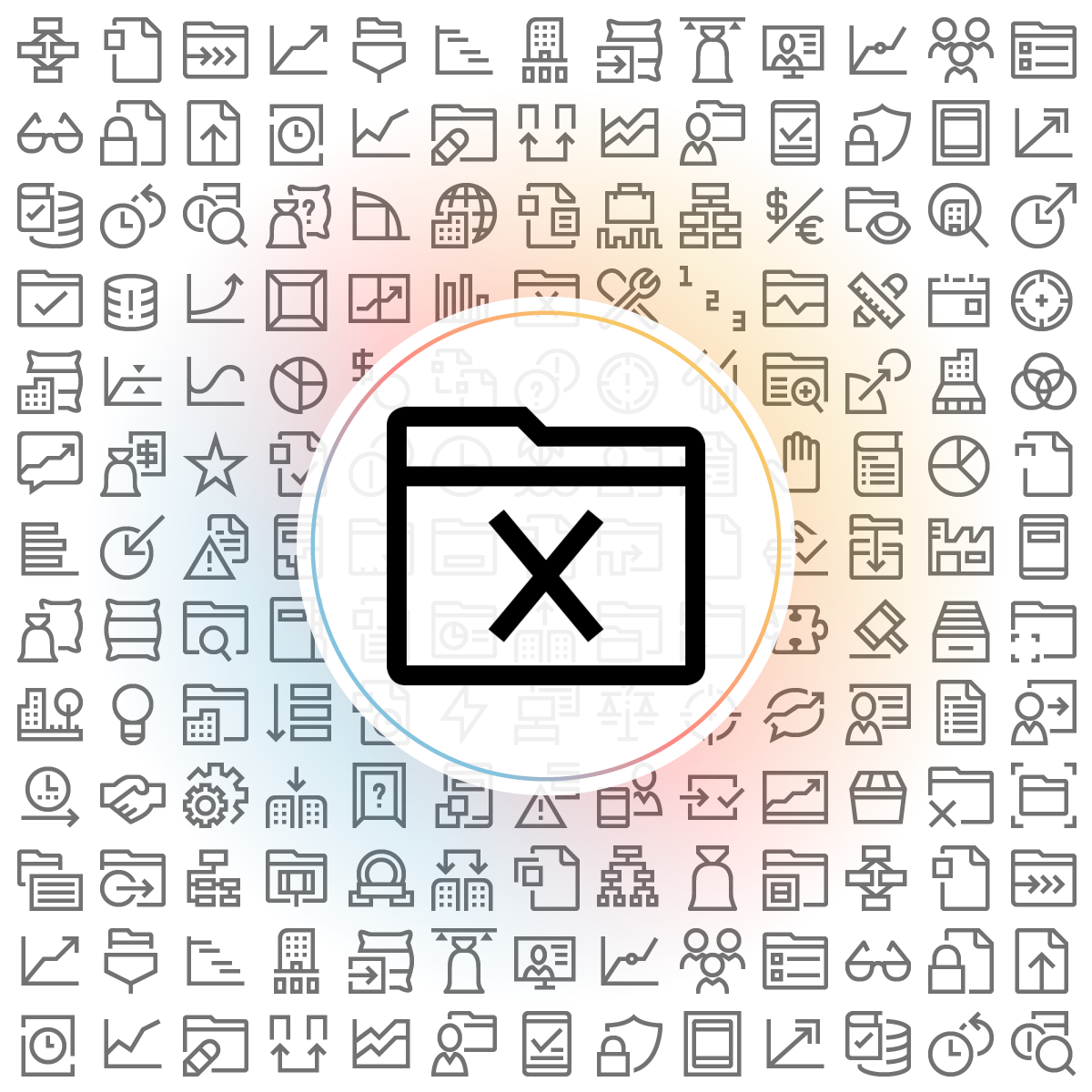 Project closing Icon - Iconshock