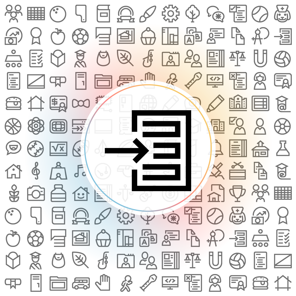 Admissions Icon - Iconshock