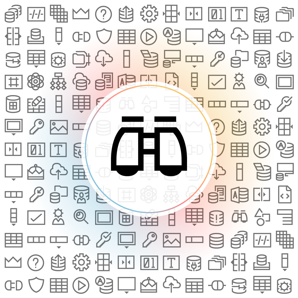 Binoculars Icon - Iconshock