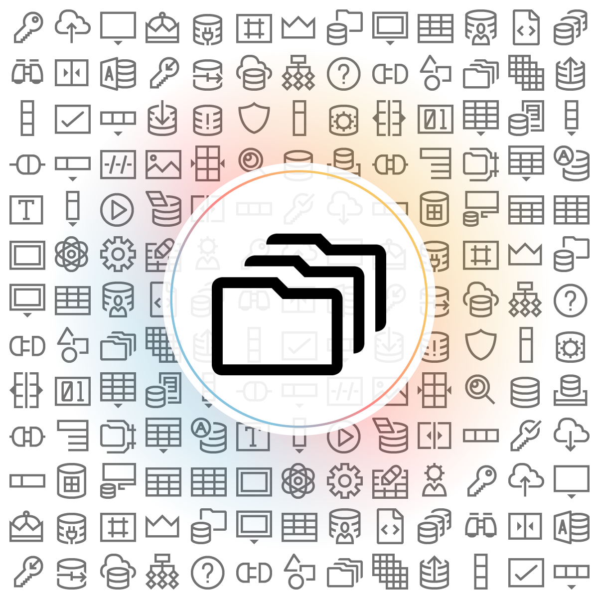 Folders Icon - Iconshock