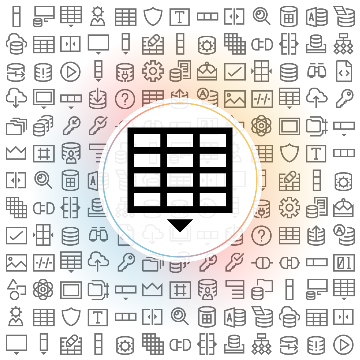 Insert table Icon - Iconshock