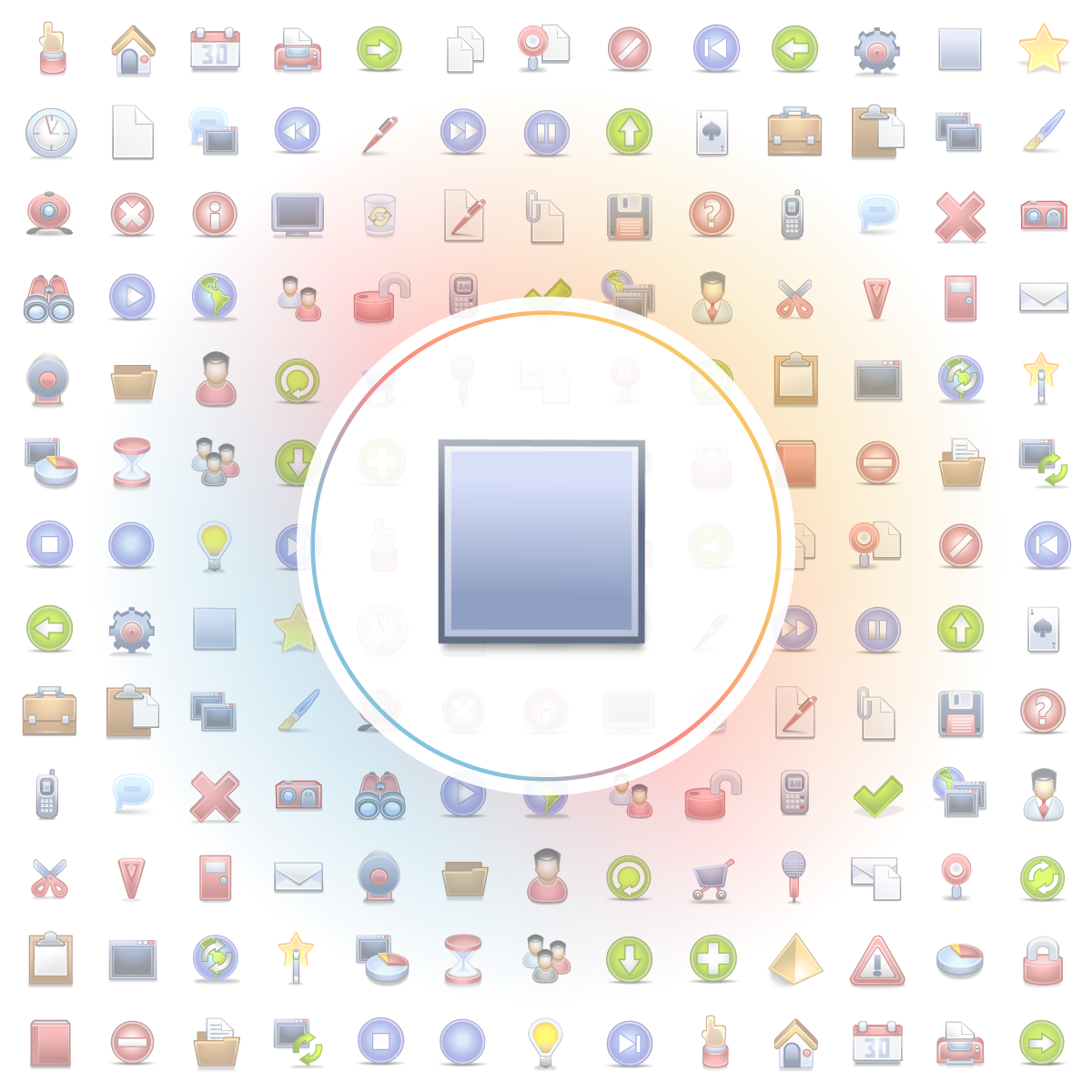 Square Icon - Iconshock