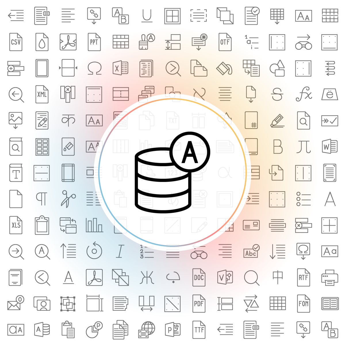 Standard field Icons - Iconshock