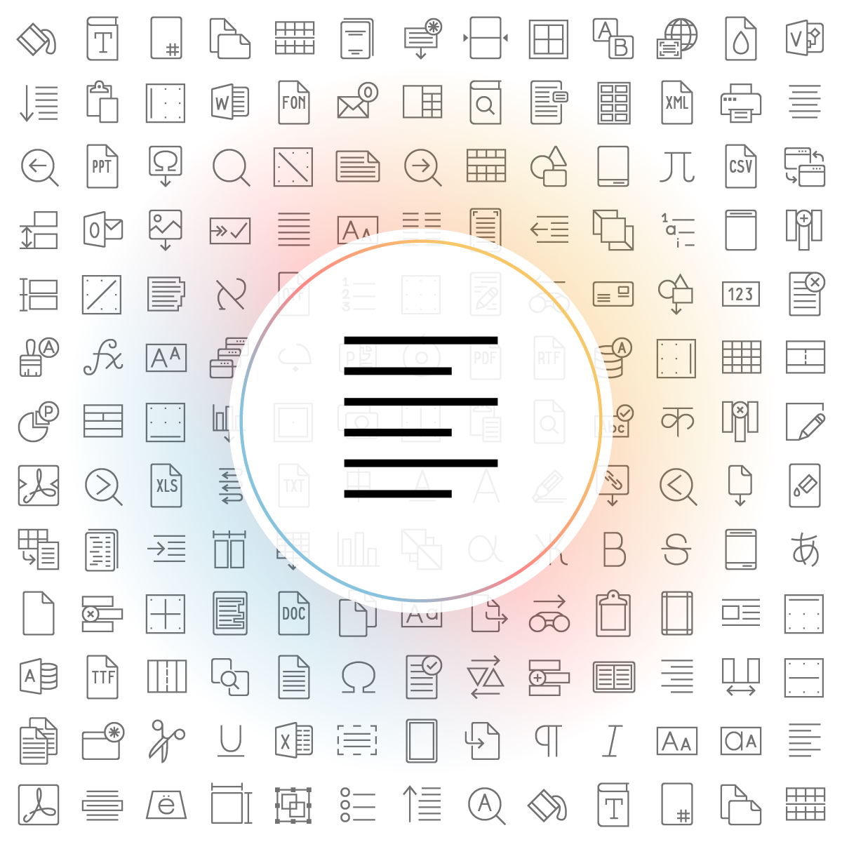 Arrange Icons - Iconshock