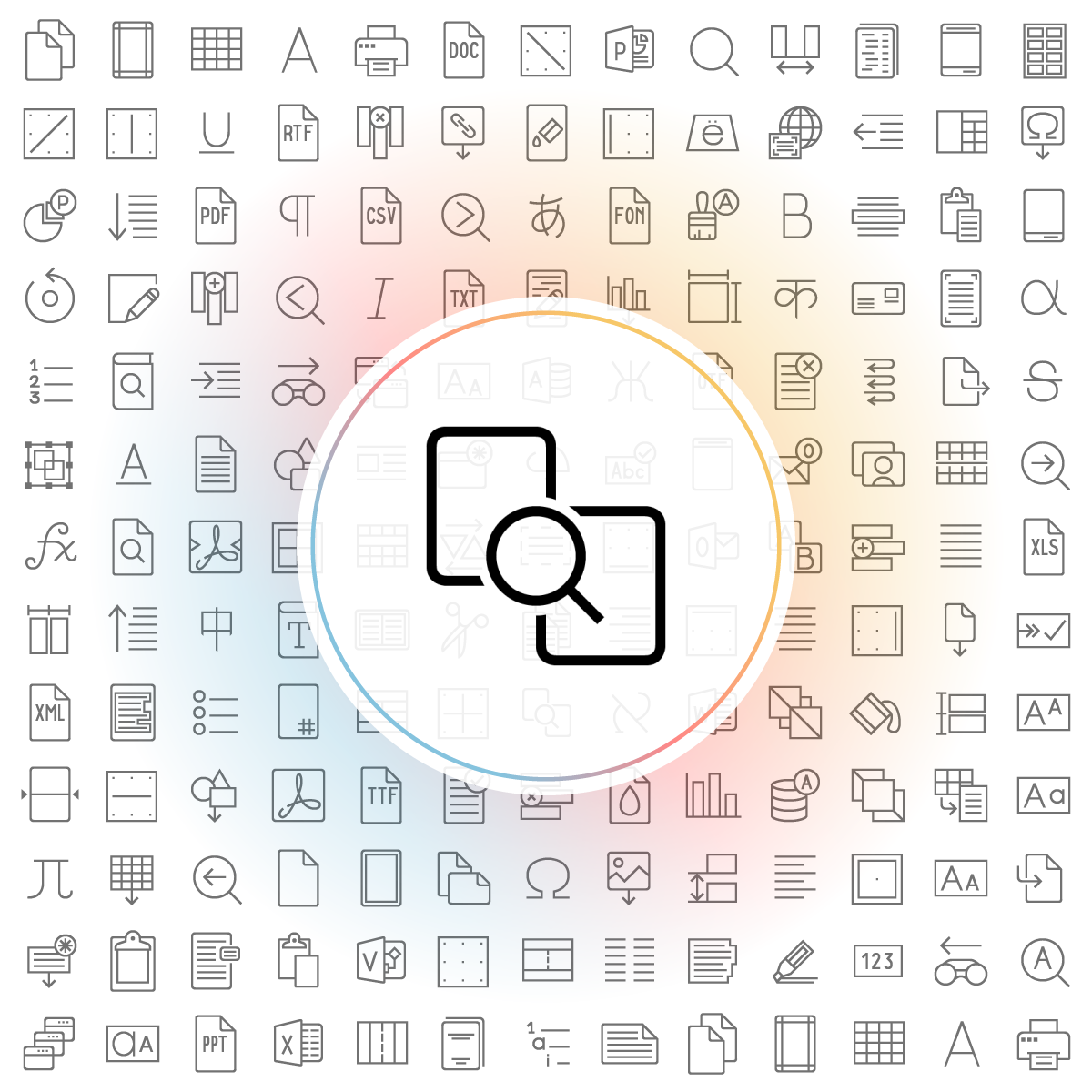 Parallel documents Icons - Iconshock