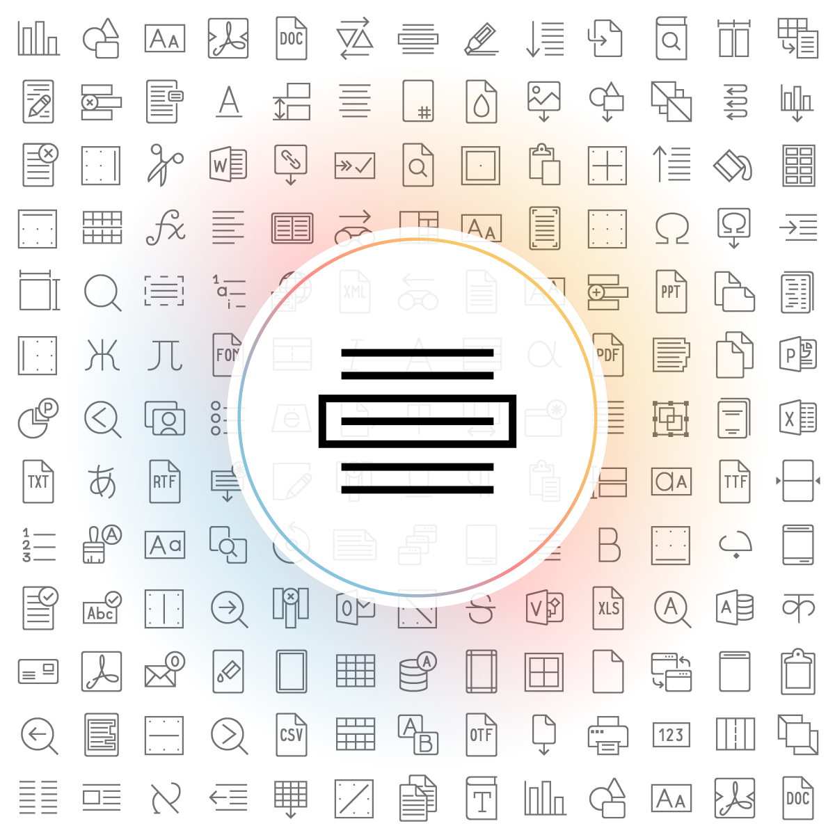 Length Icons - Iconshock