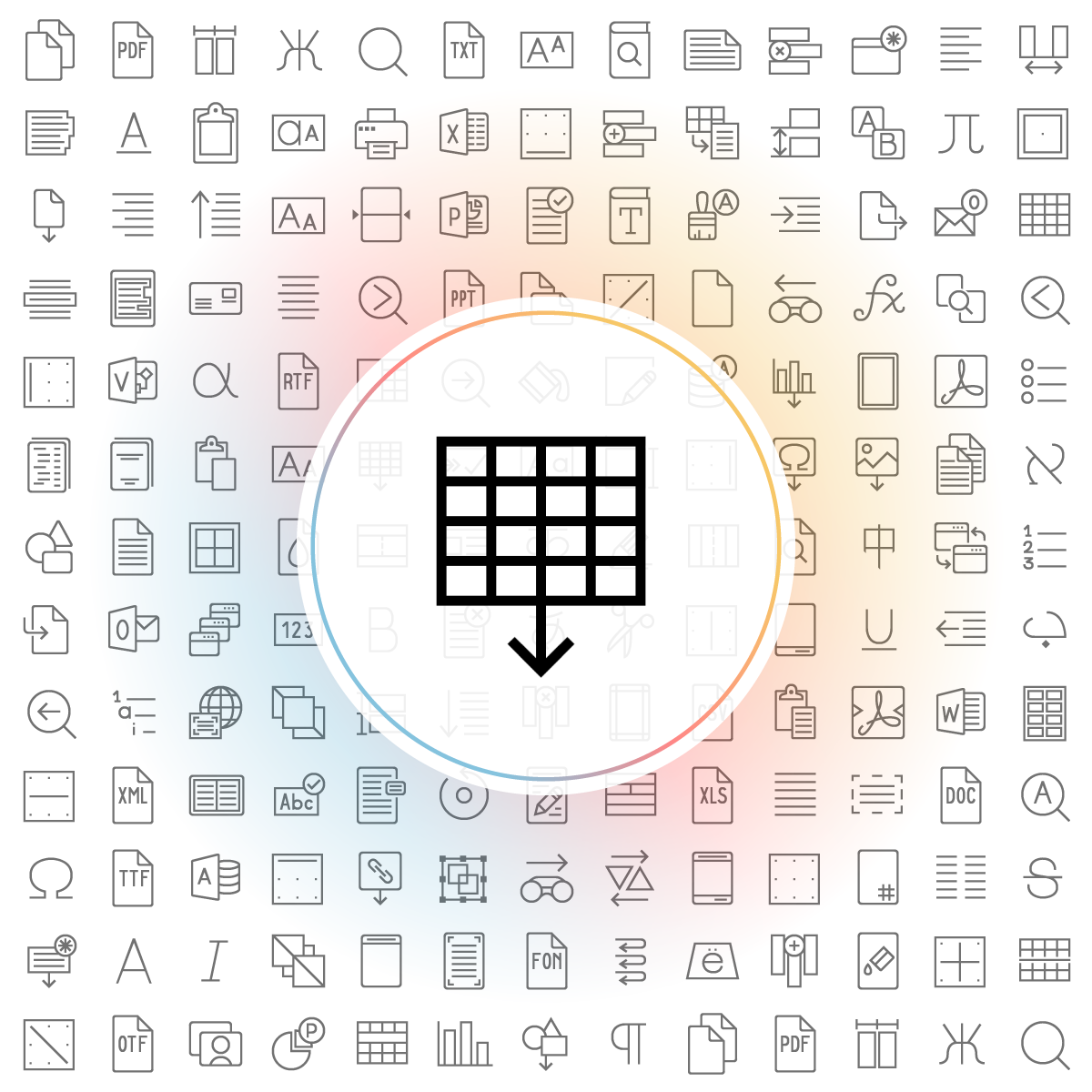 Insert_table Icons - Iconshock