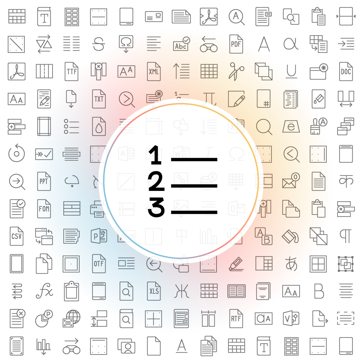 Numbering Icons - Iconshock