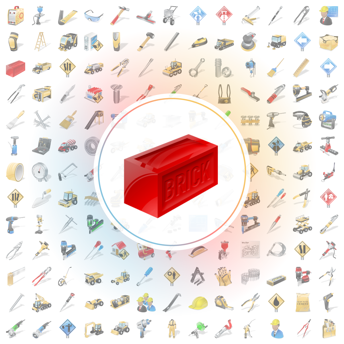 Brick Icon - Iconshock
