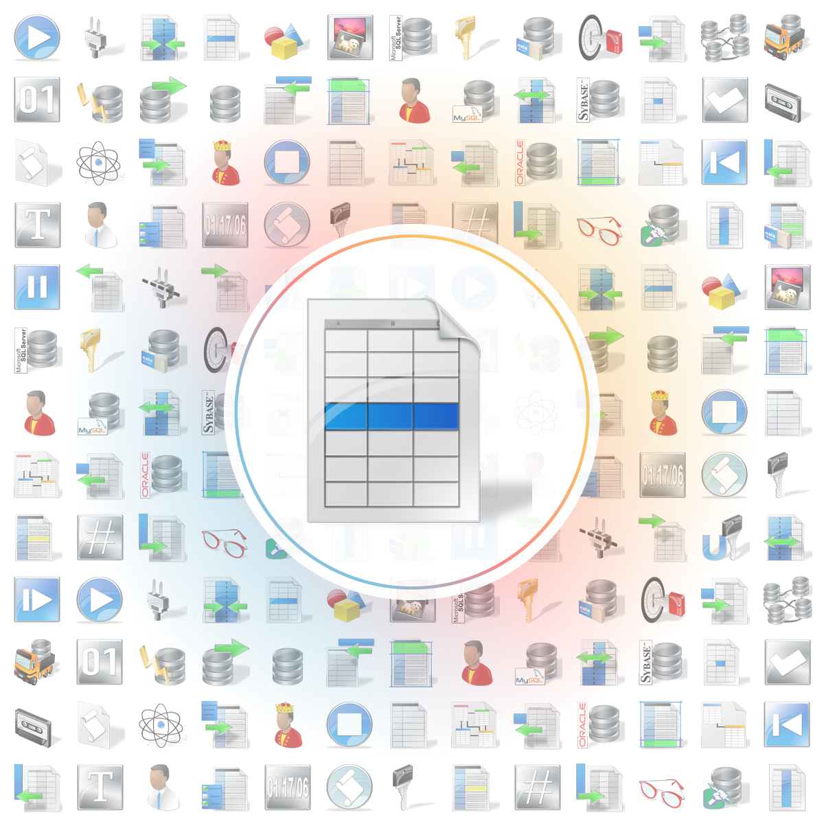 Row Icon - Iconshock