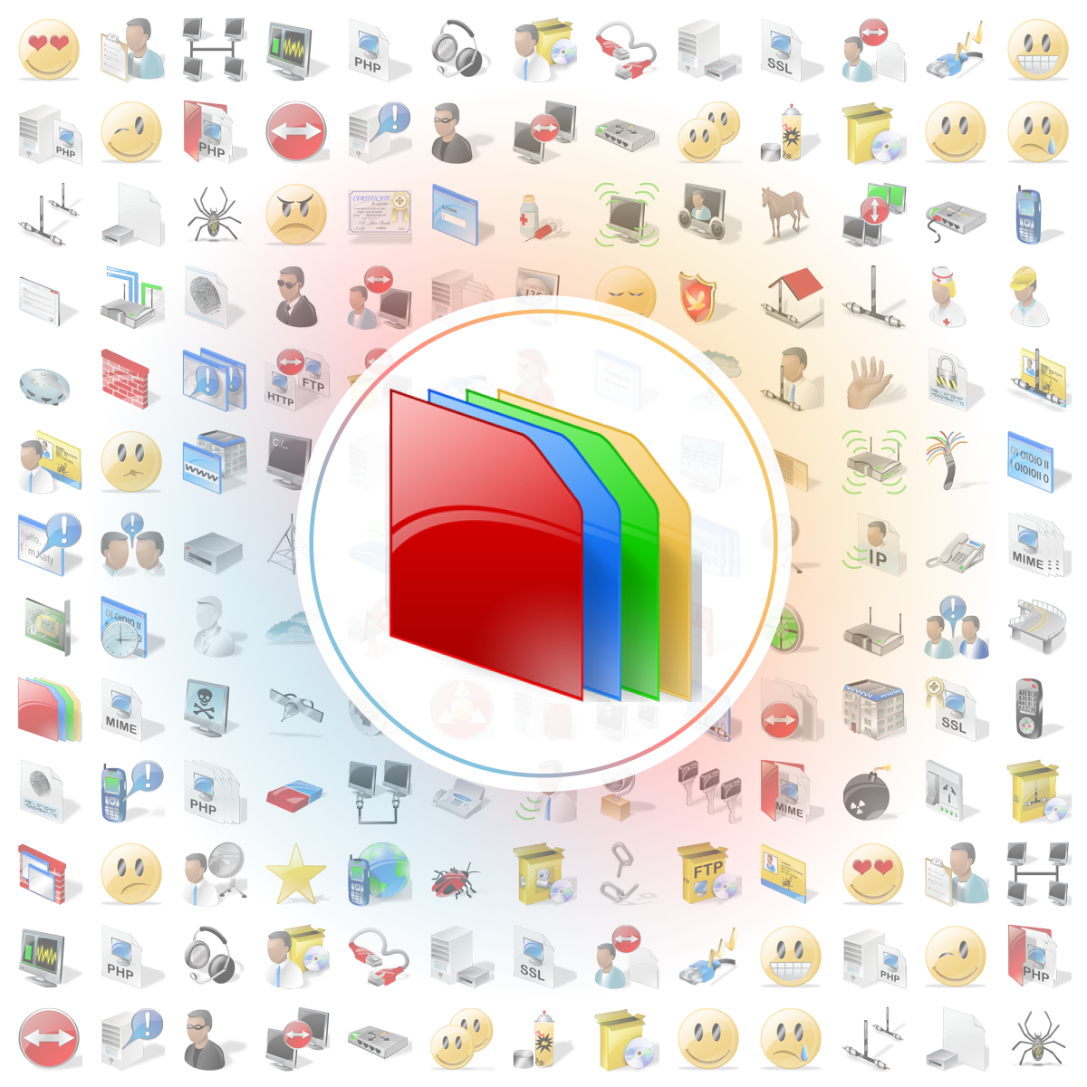Osi model Icon - Iconshock
