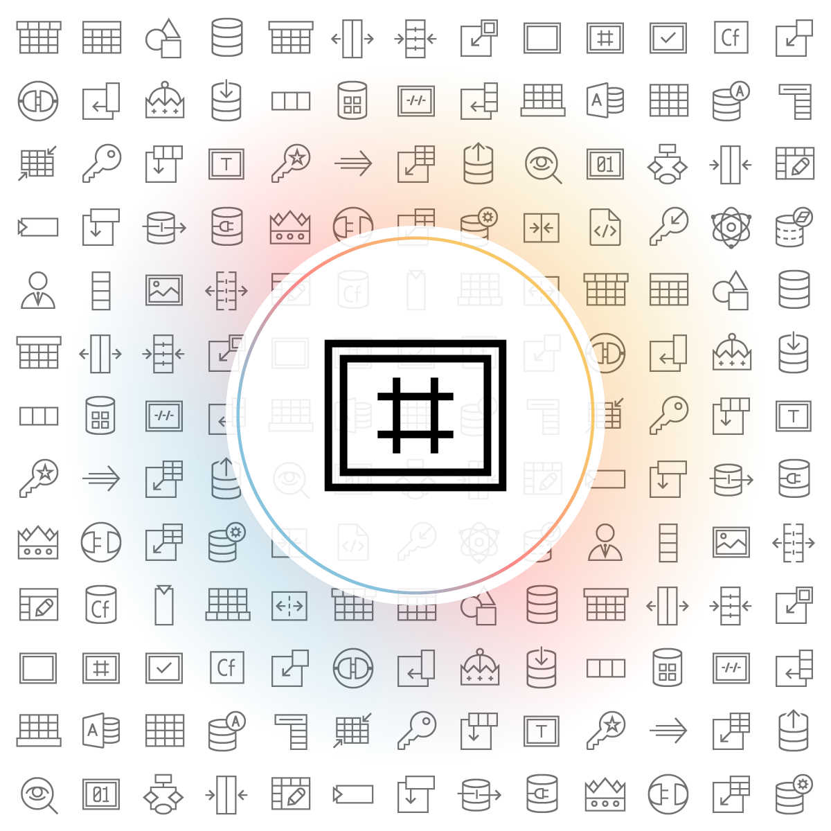 Field numeric Icons - Iconshock