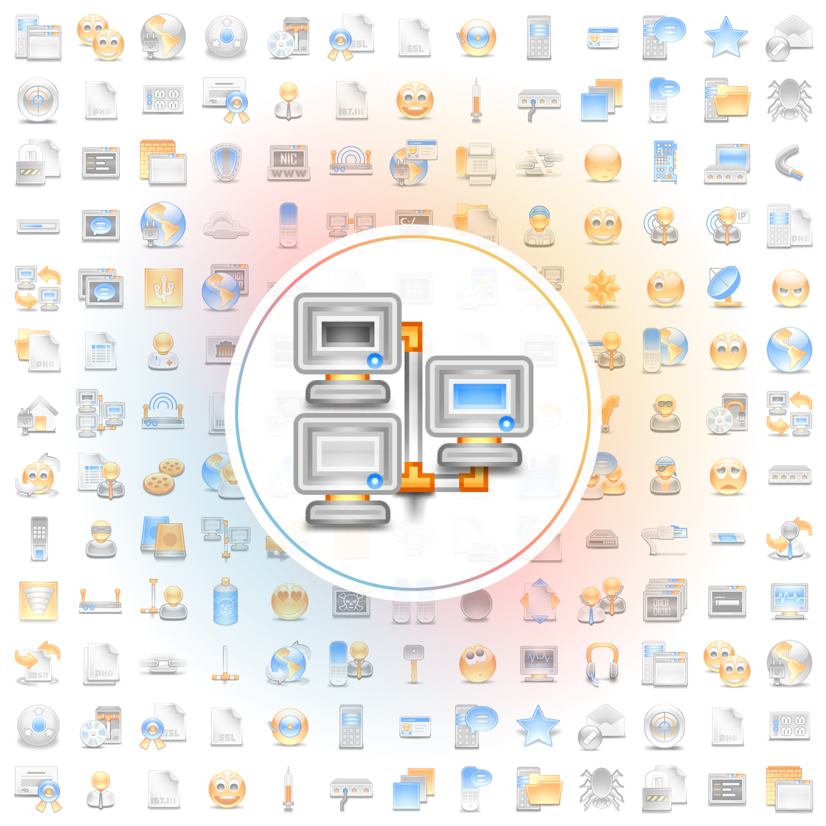 Cluster Icon - Iconshock