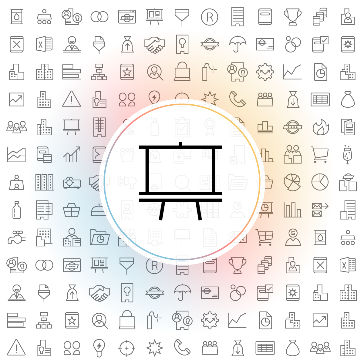 Projection screen Icons - Iconshock
