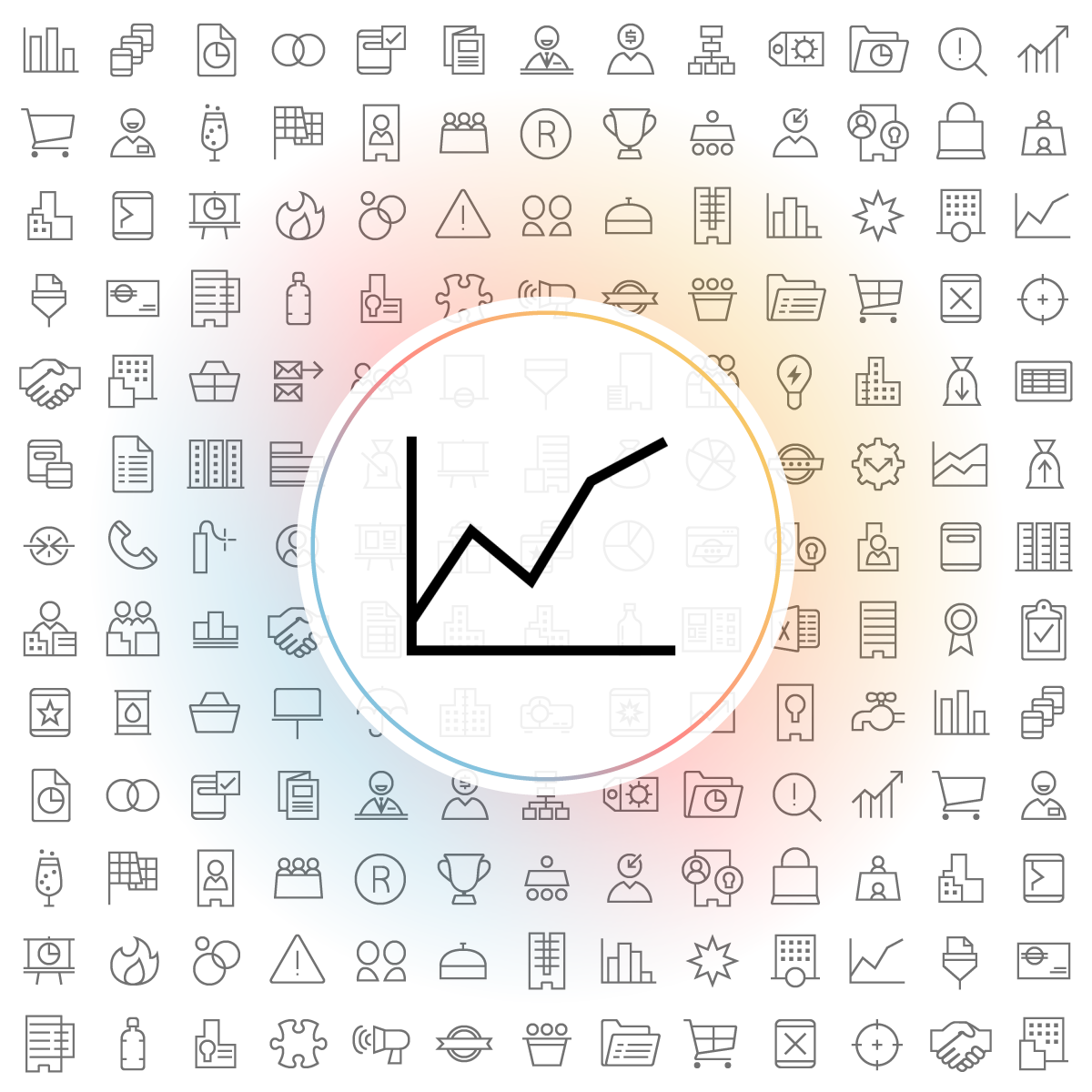 Stats_line_chart Icons - Iconshock