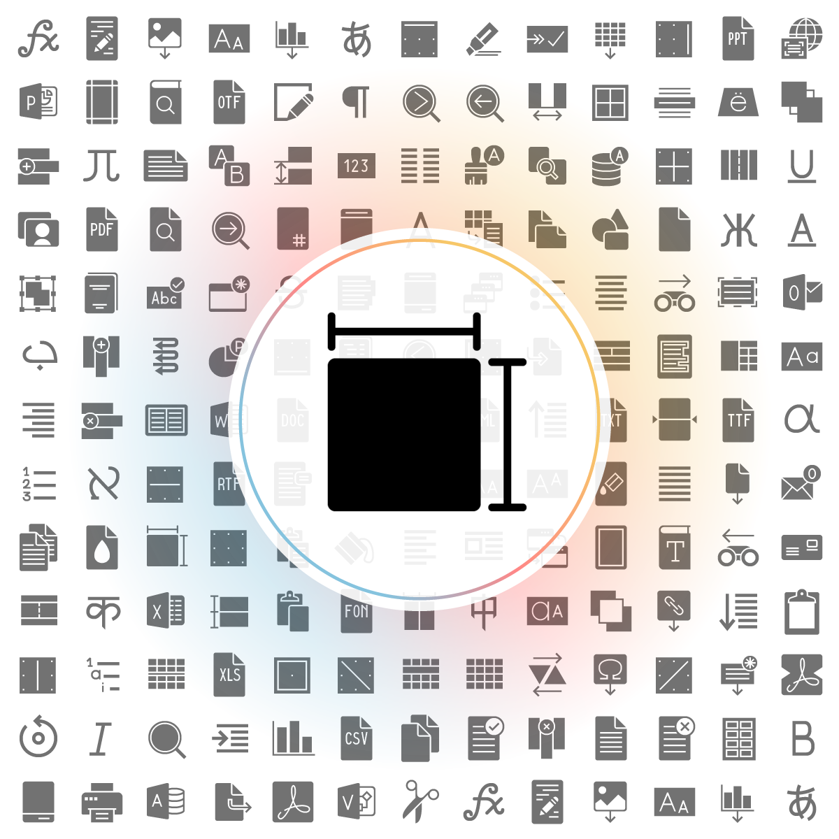 Dimensions Icon - Iconshock