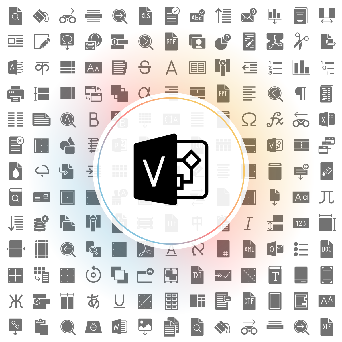 Visio Icon - Iconshock