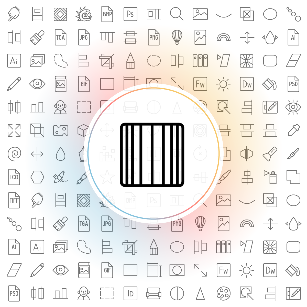 Vertical Icons - Iconshock