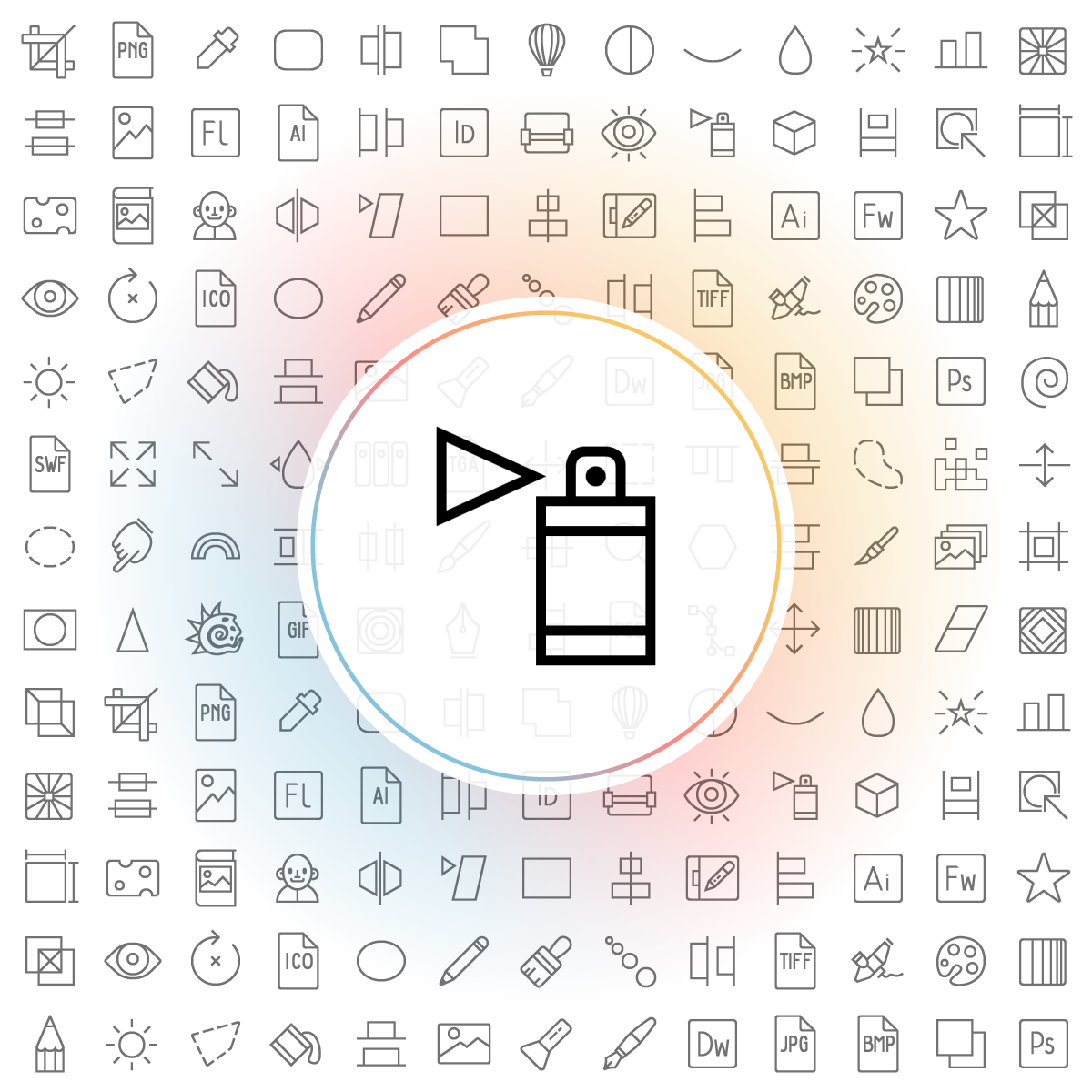 Spray Icons - Iconshock