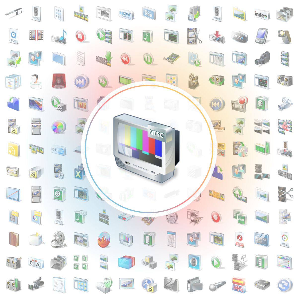 Ntsc Icon - Iconshock