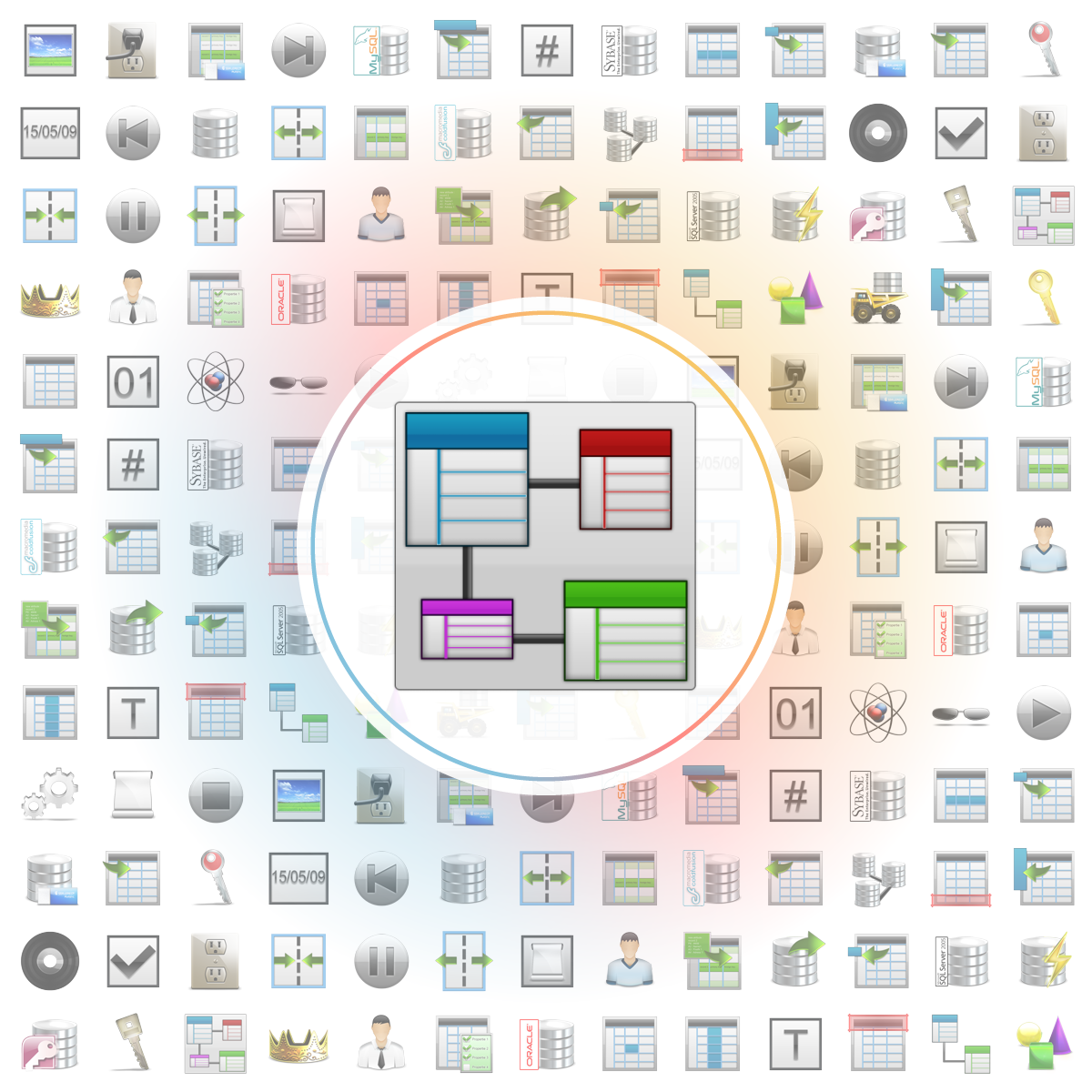 Entity relationship model Icon - Iconshock