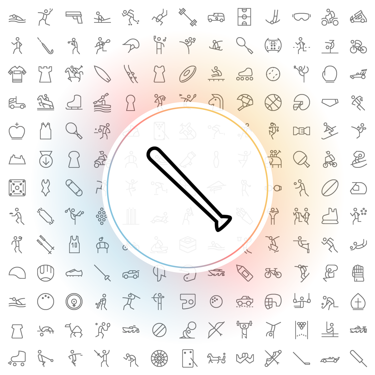 Metal bat Icons - Iconshock
