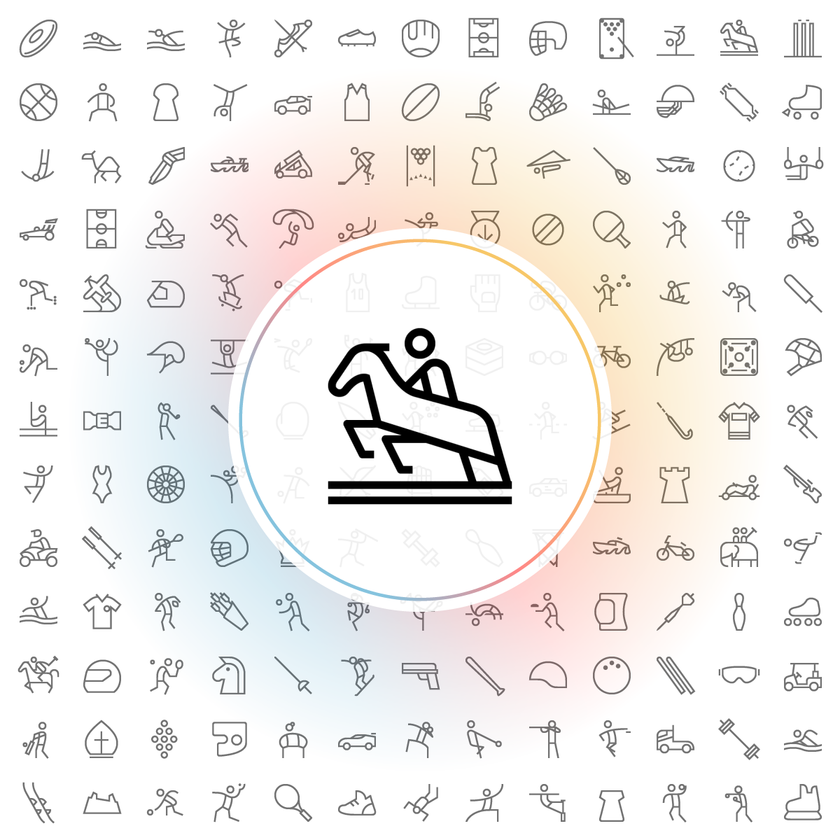 Open jumping Icons - Iconshock