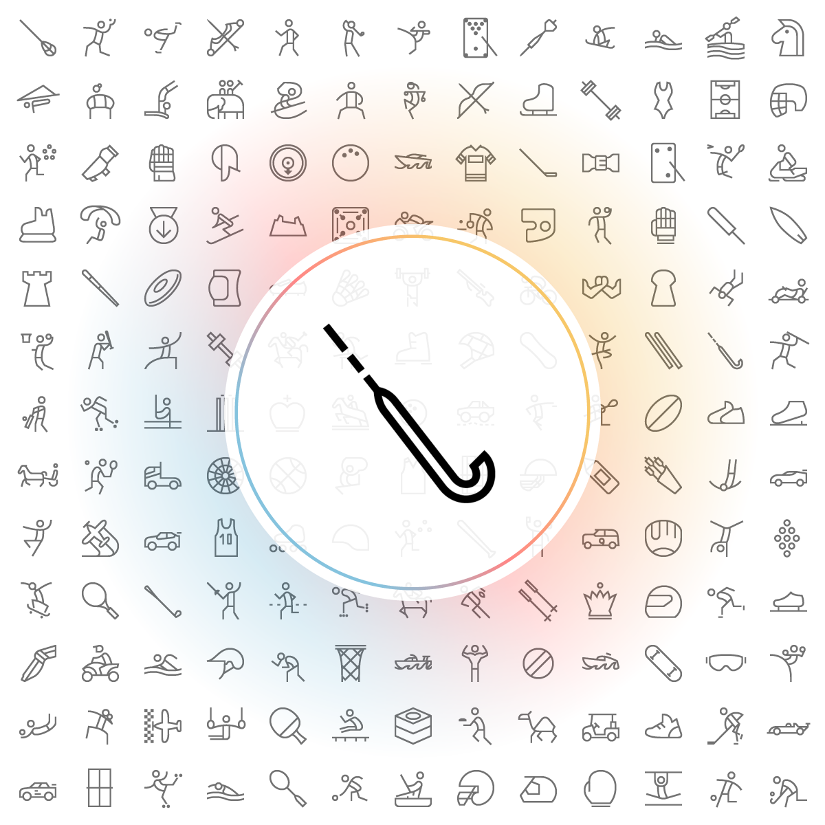 Hooked stick Icons - Iconshock