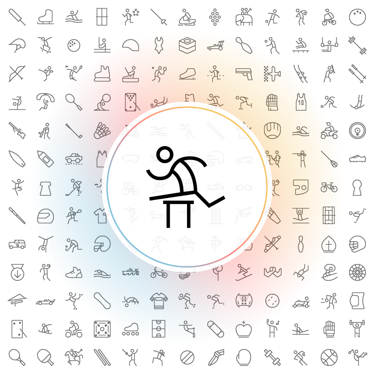 Hurdles Icons - Iconshock