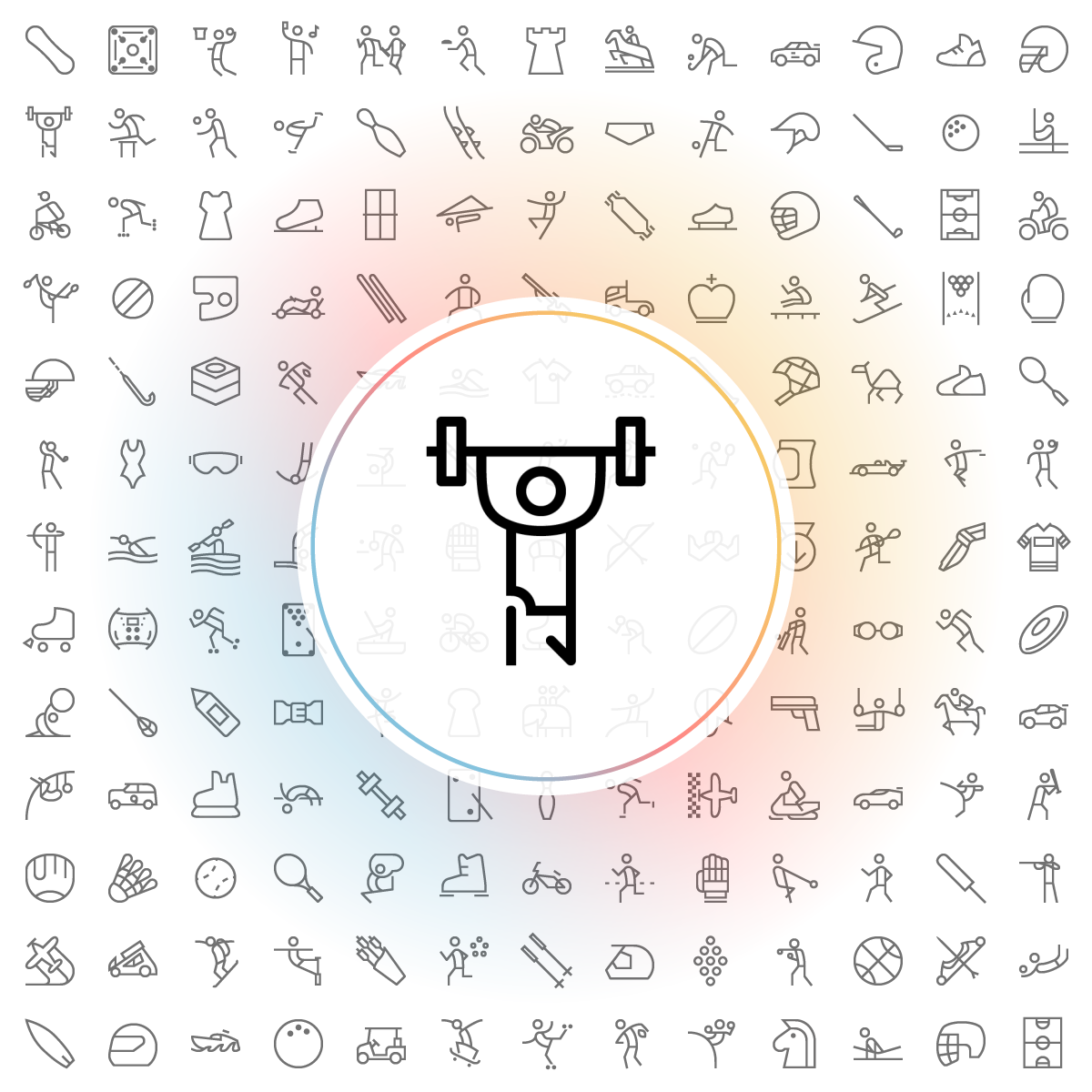 Lifting Icons - Iconshock