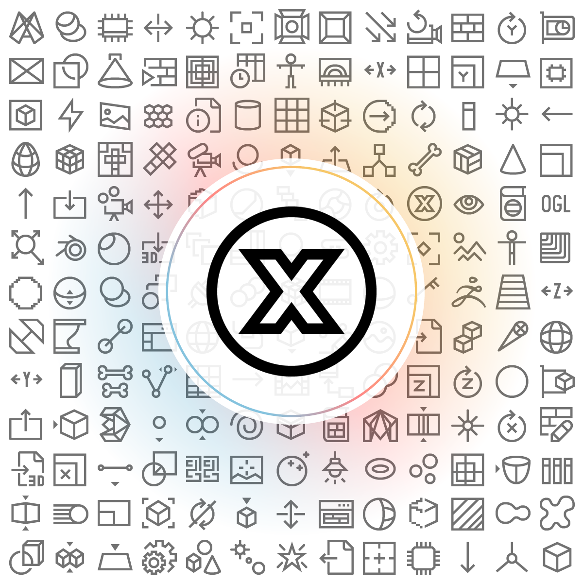 Direct x Icon - Iconshock