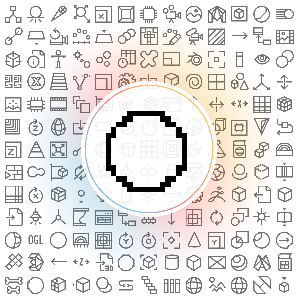 Jaggies Icon - Iconshock