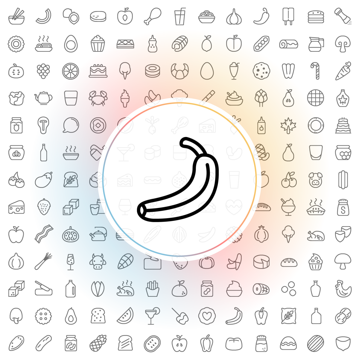 Banana Icons - Iconshock