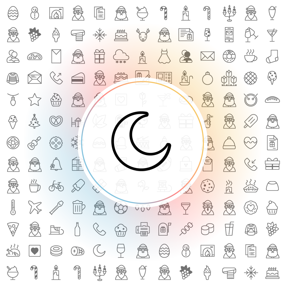 Moon Icons - Iconshock