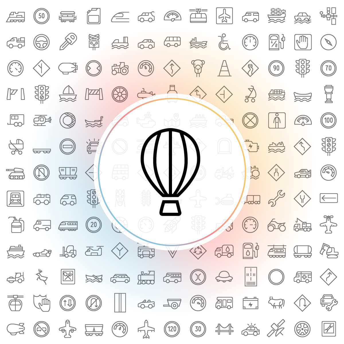 Hot air Icons - Iconshock
