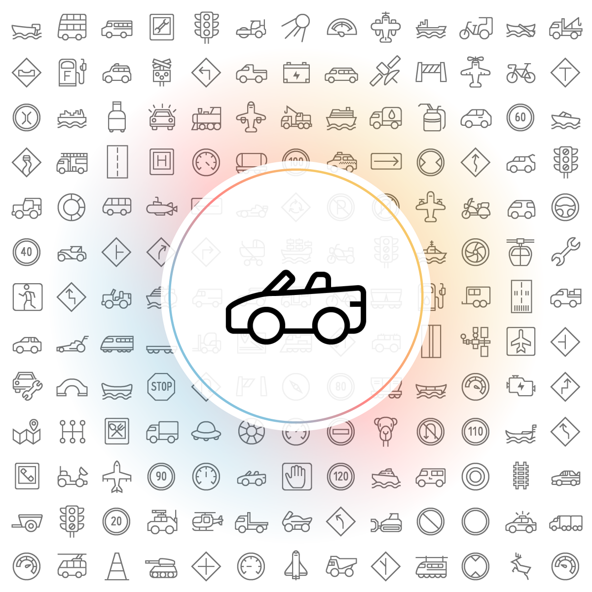 Convertible Icons - Iconshock