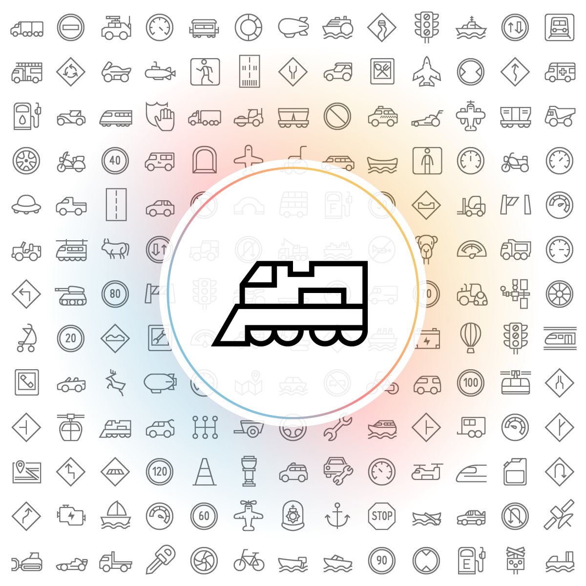 Diesel locomotive Icons - Iconshock