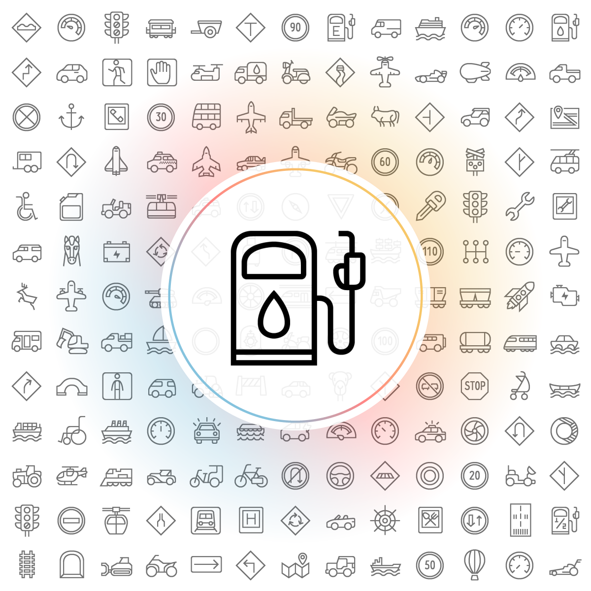 Petrol bunk Icons - Iconshock