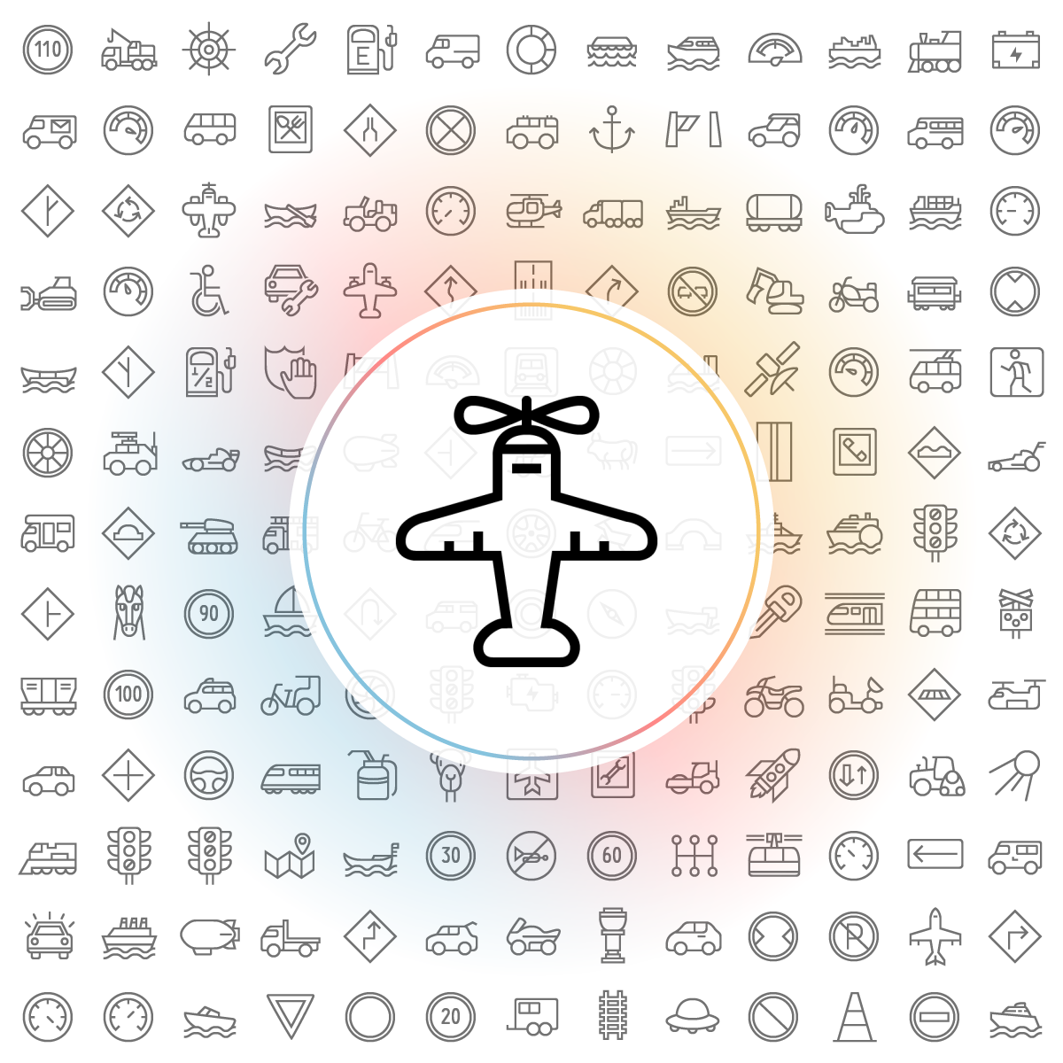 Light aircraft Icons - Iconshock