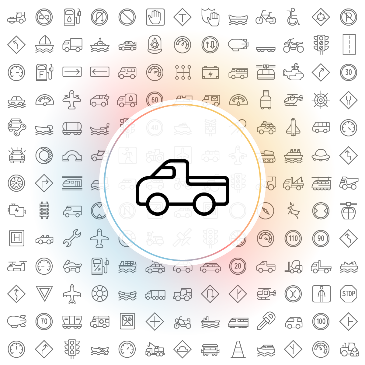 Pickup Icon - Iconshock