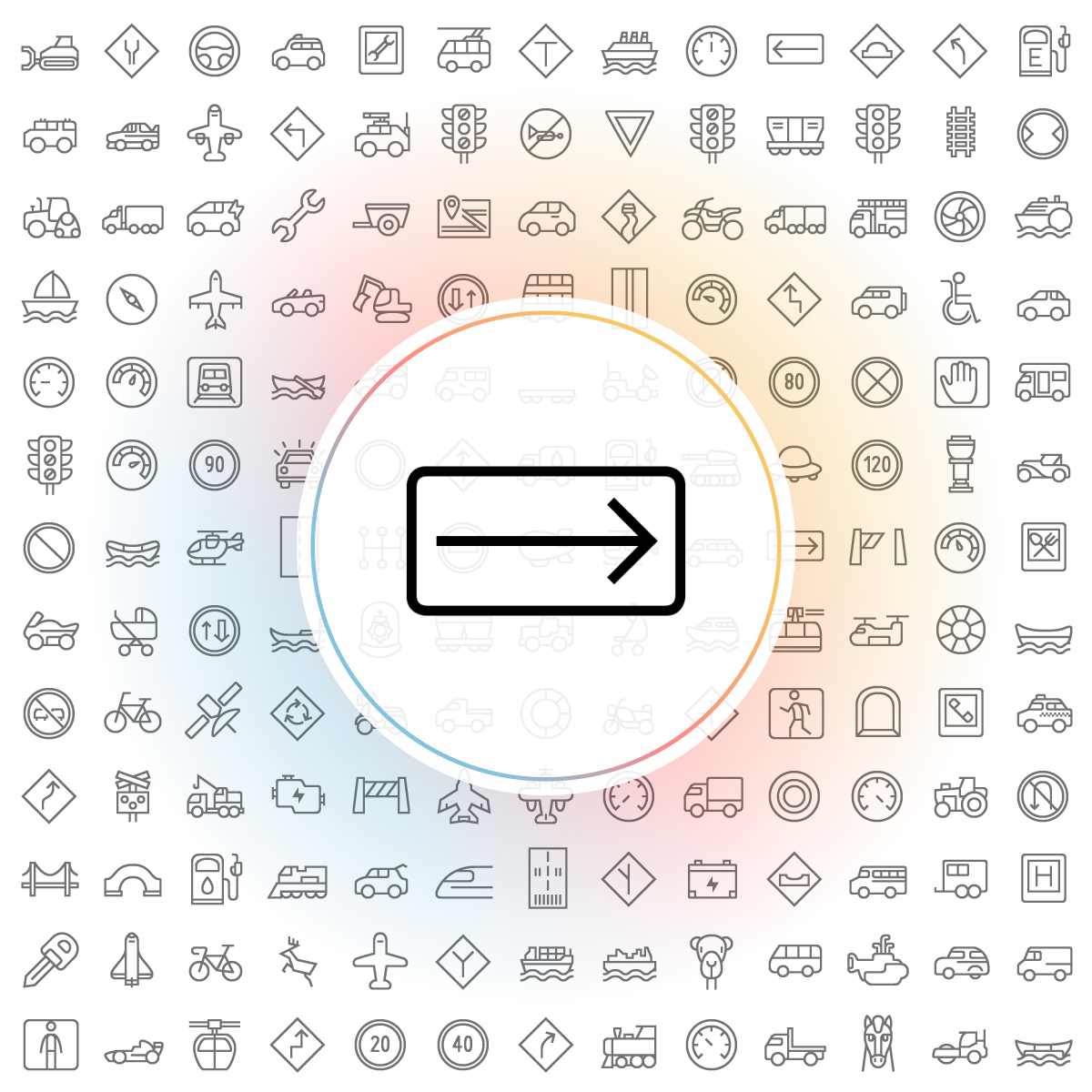 Sign_right Icons - Iconshock