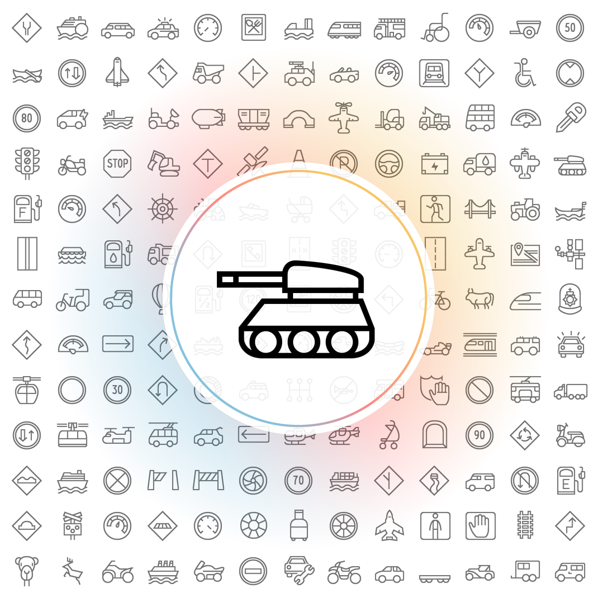 Tank tread Icons - Iconshock