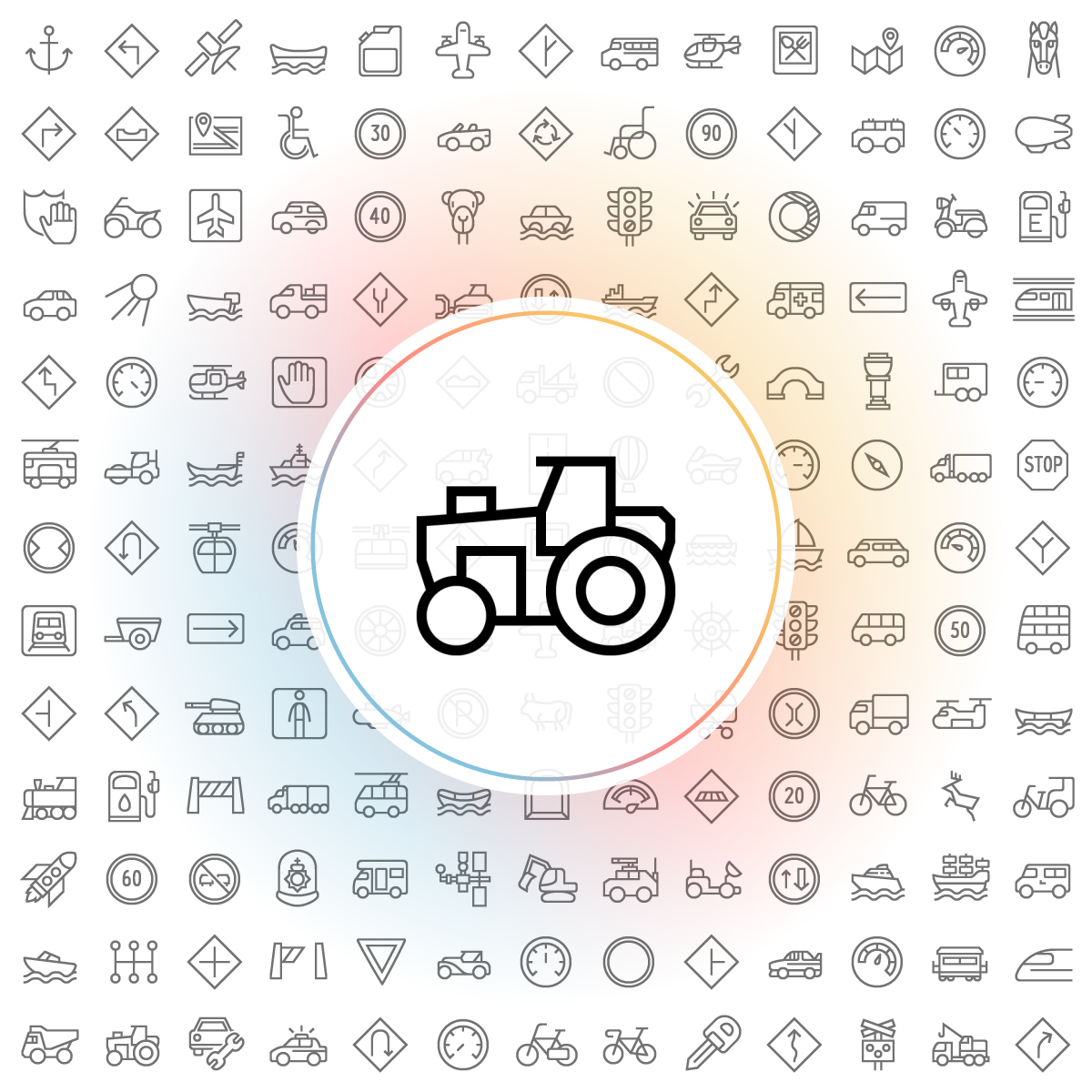 Tractor Icons - Iconshock