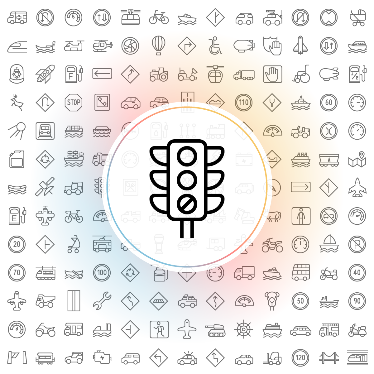 Traffic_light_red_amber Icons - Iconshock