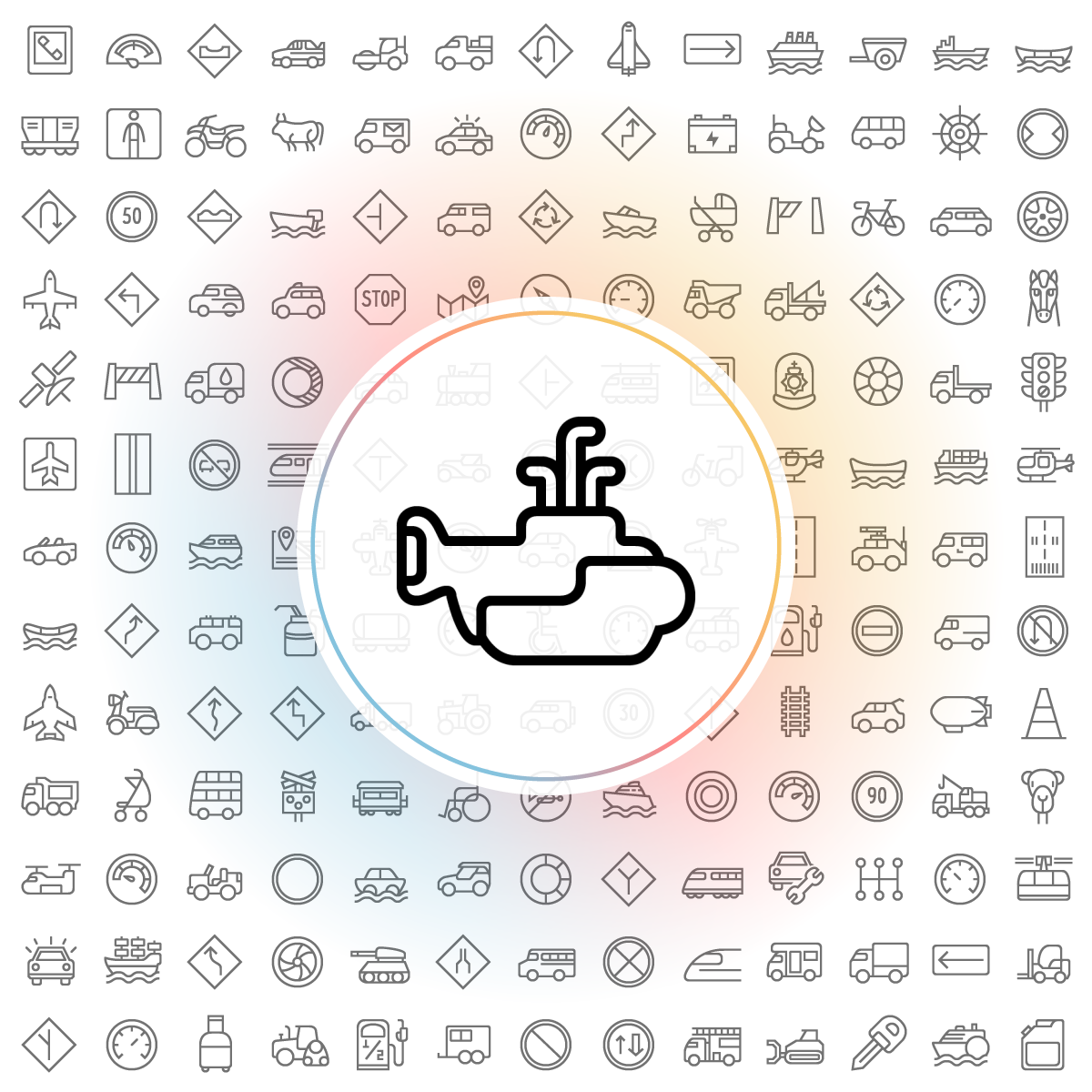 Yellow submarine Icons - Iconshock