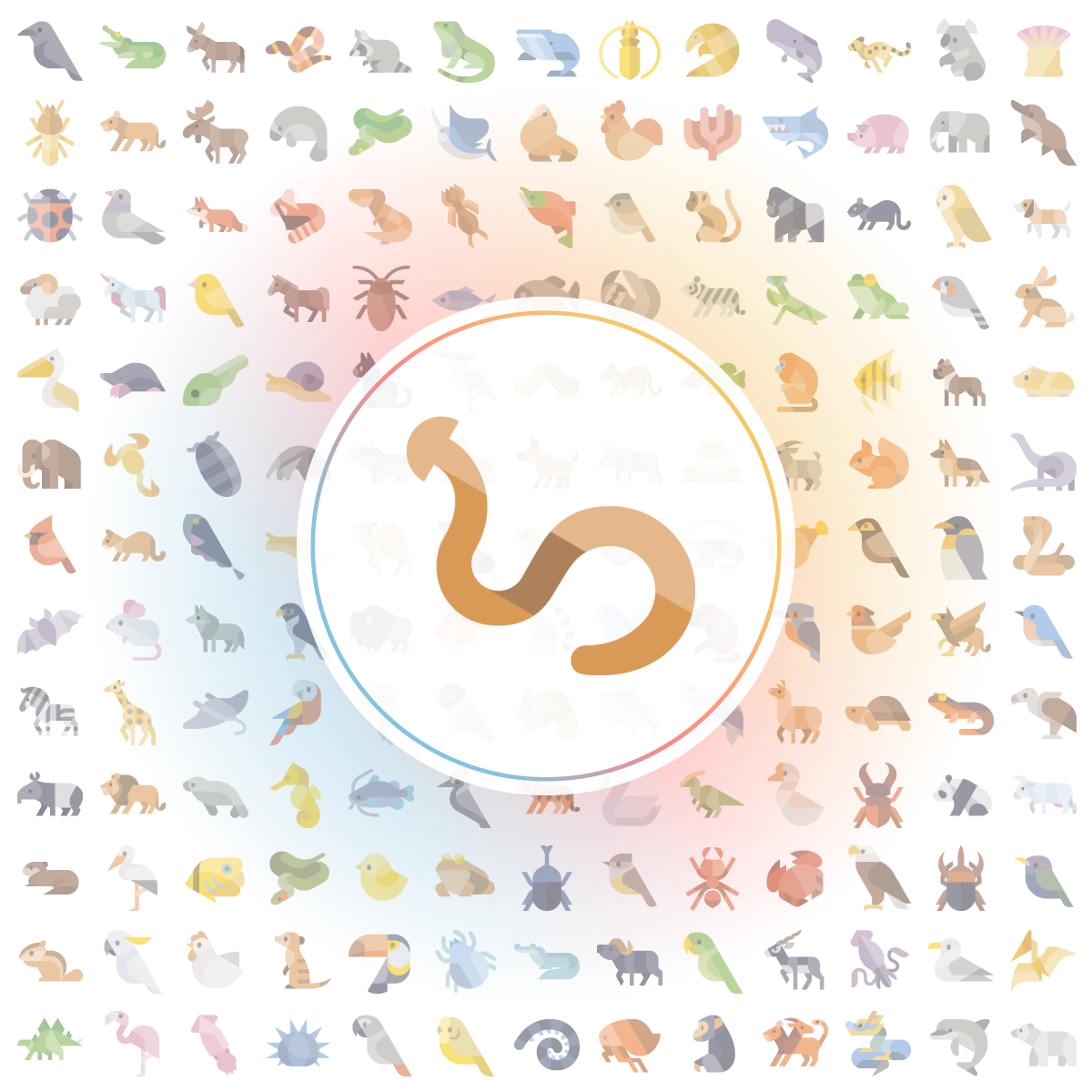 Flatworm Icon - Iconshock