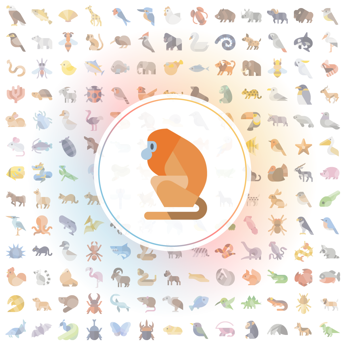 Golden monkey Icons - Iconshock